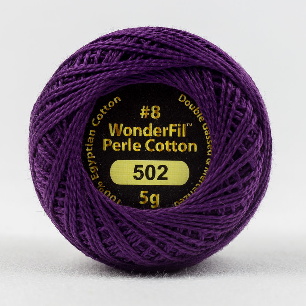 Eleganza 8 wt 2-ply Egyptian Perle Cotton Thread for Handwork, EL5G-502 ...
