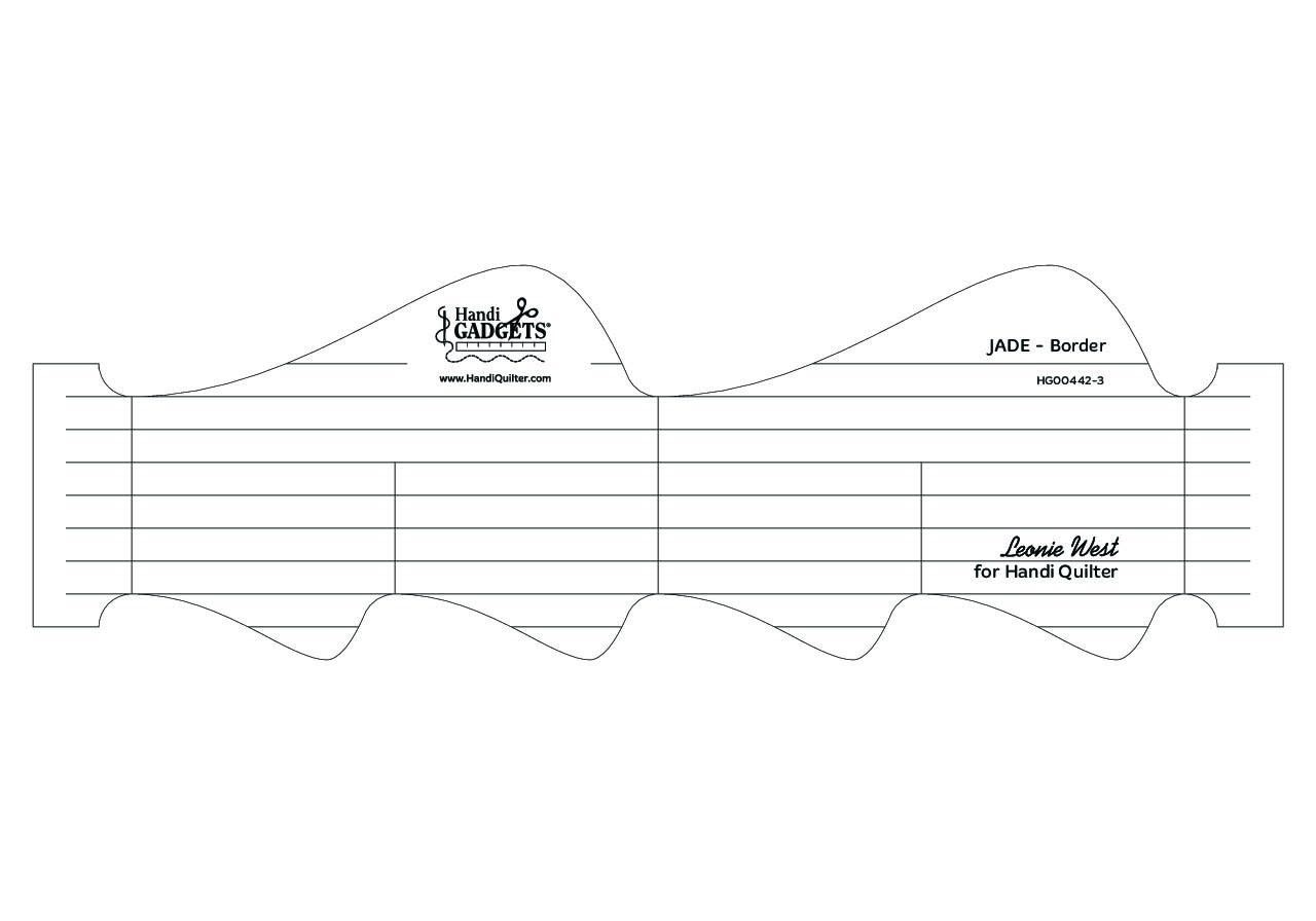 Jade Border - Stitch by Stitch