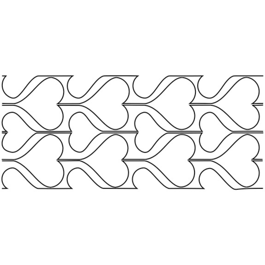 G.B. Ivy Hearts - Stitch by Stitch