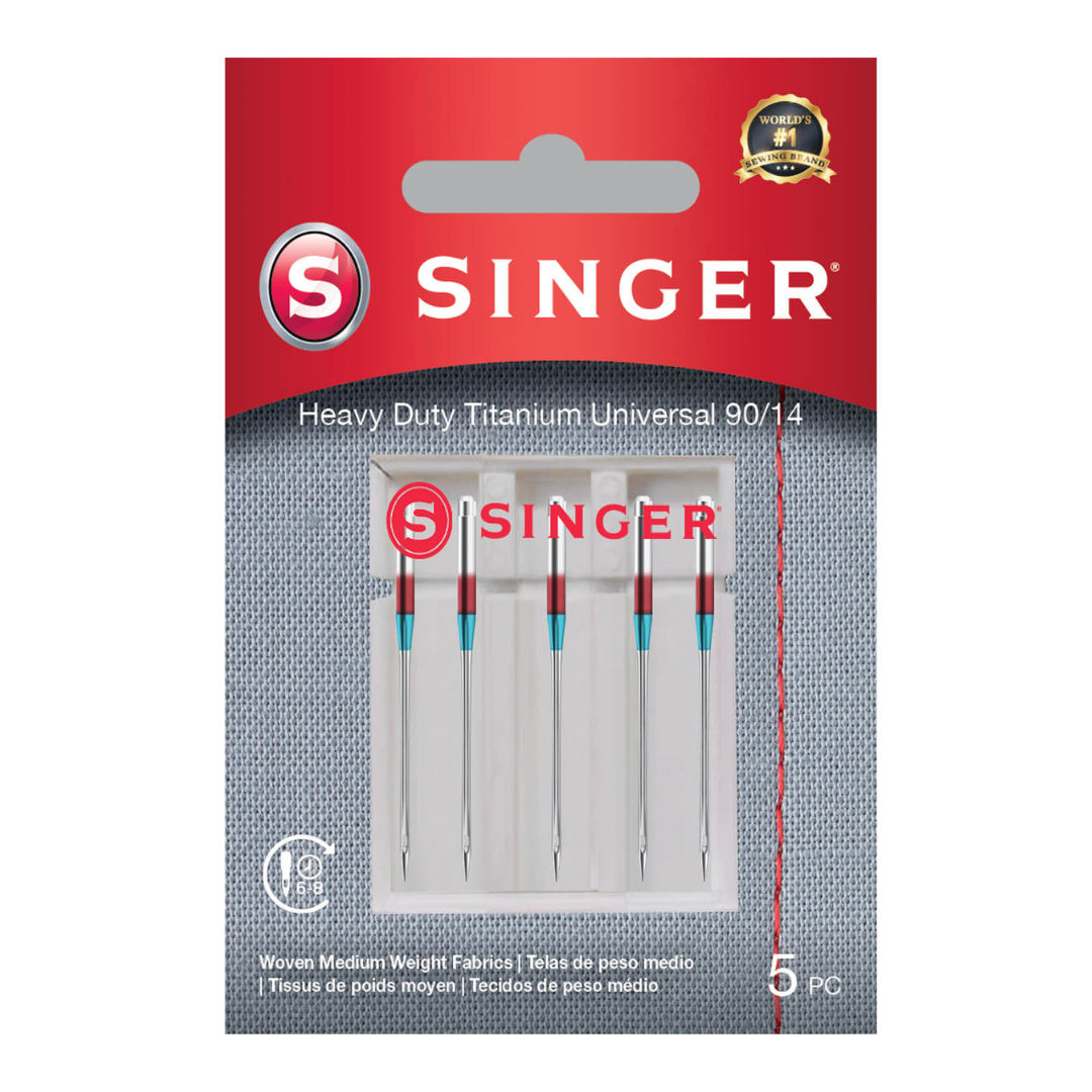 Singer Titanium Universal Needles 90/14 - 5 pk - Stitch by Stitch