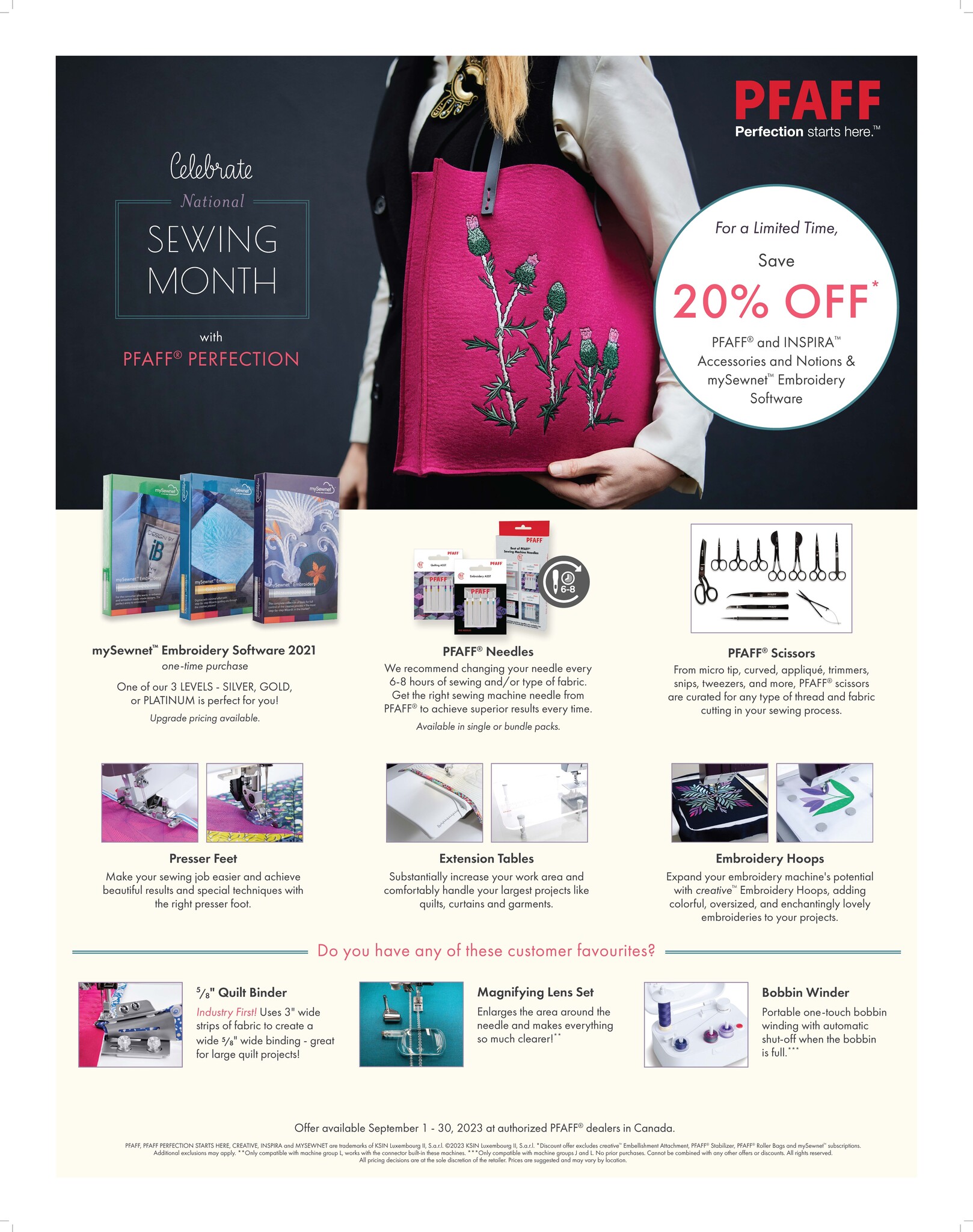 This Month's Promotions - Stitch by Stitch