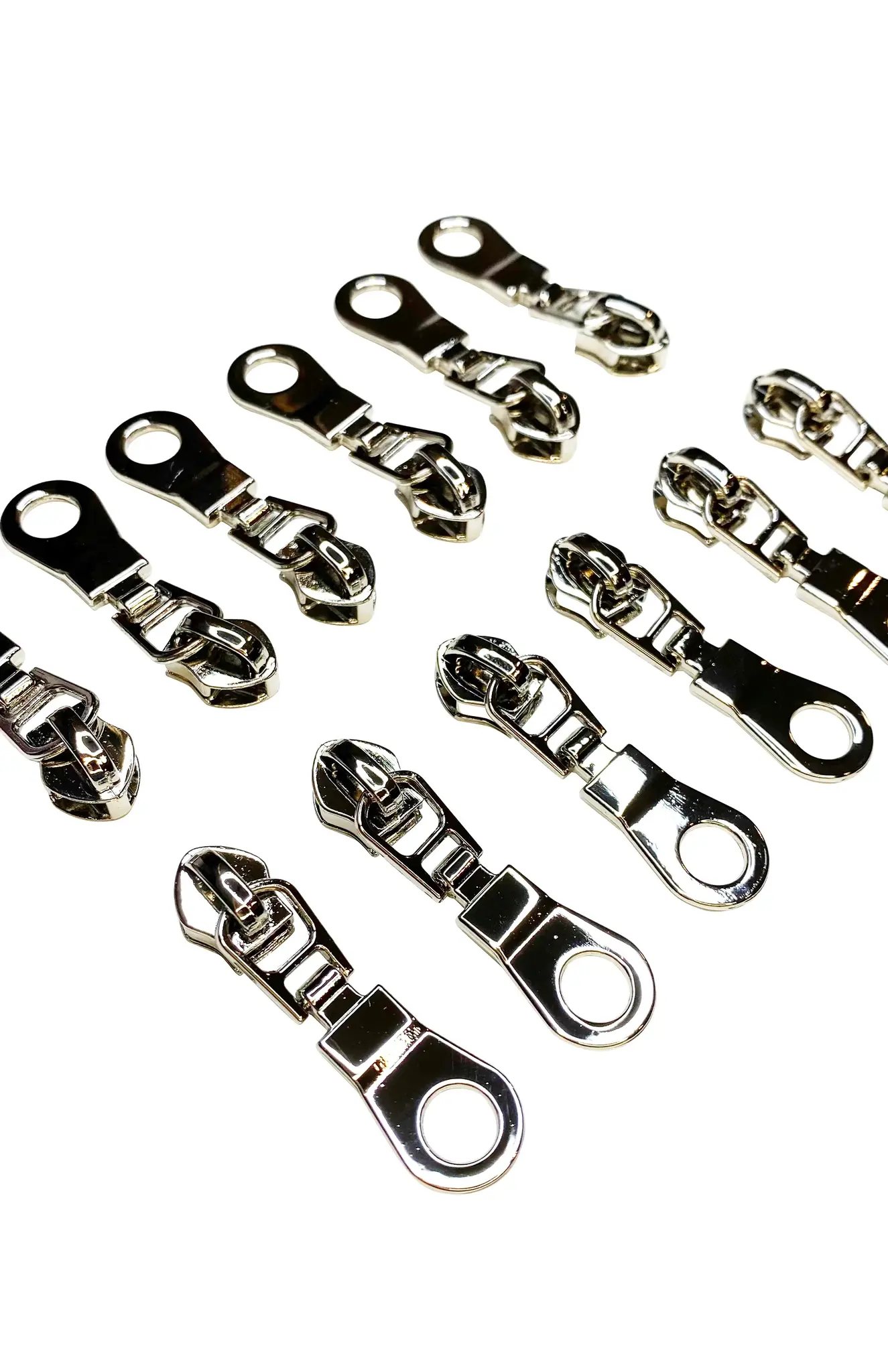 Zipper Pulls - Nickel - Stitch by Stitch
