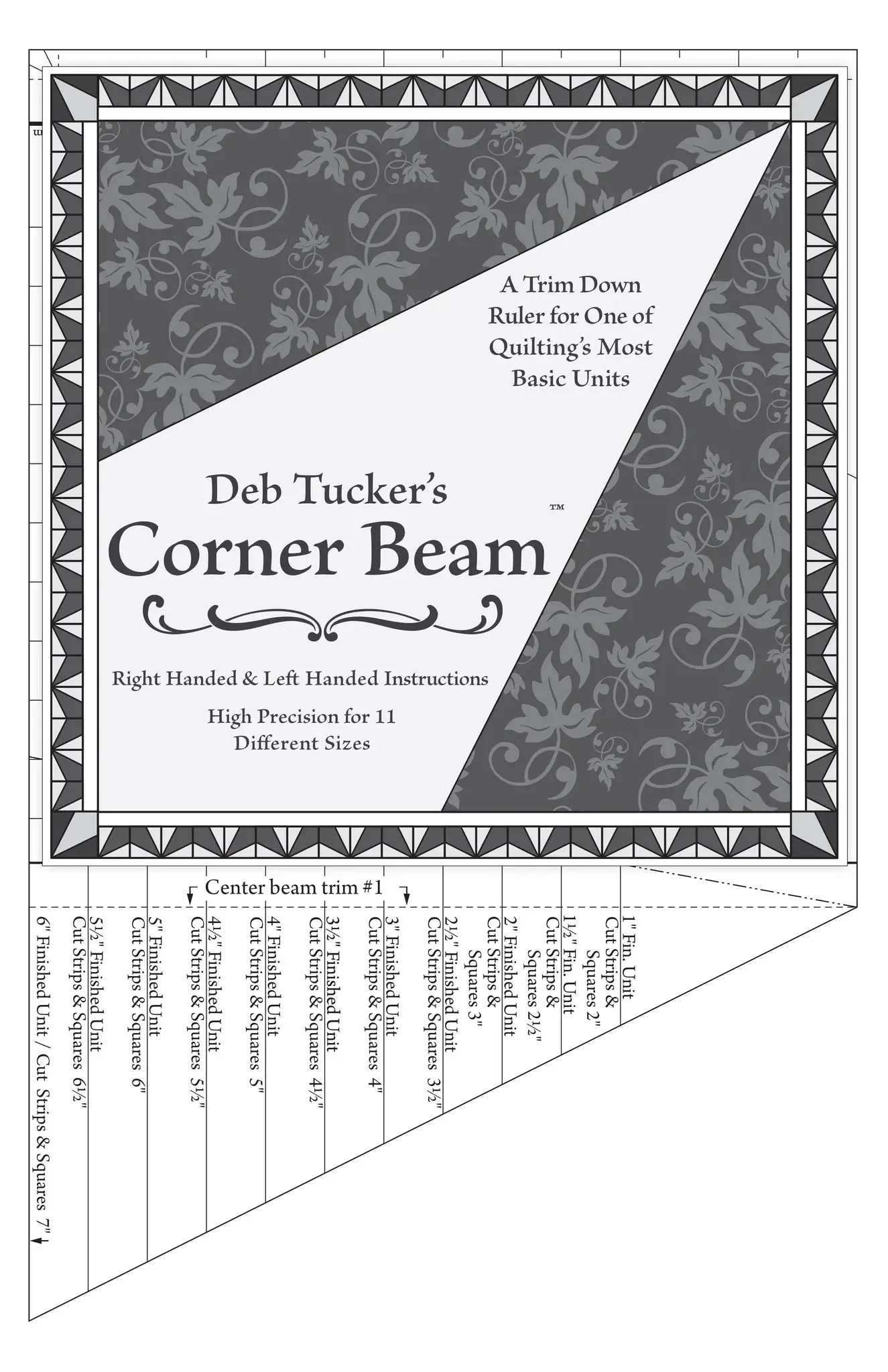 Studio 180 Design Corner Beam Ruler - Stitch by Stitch