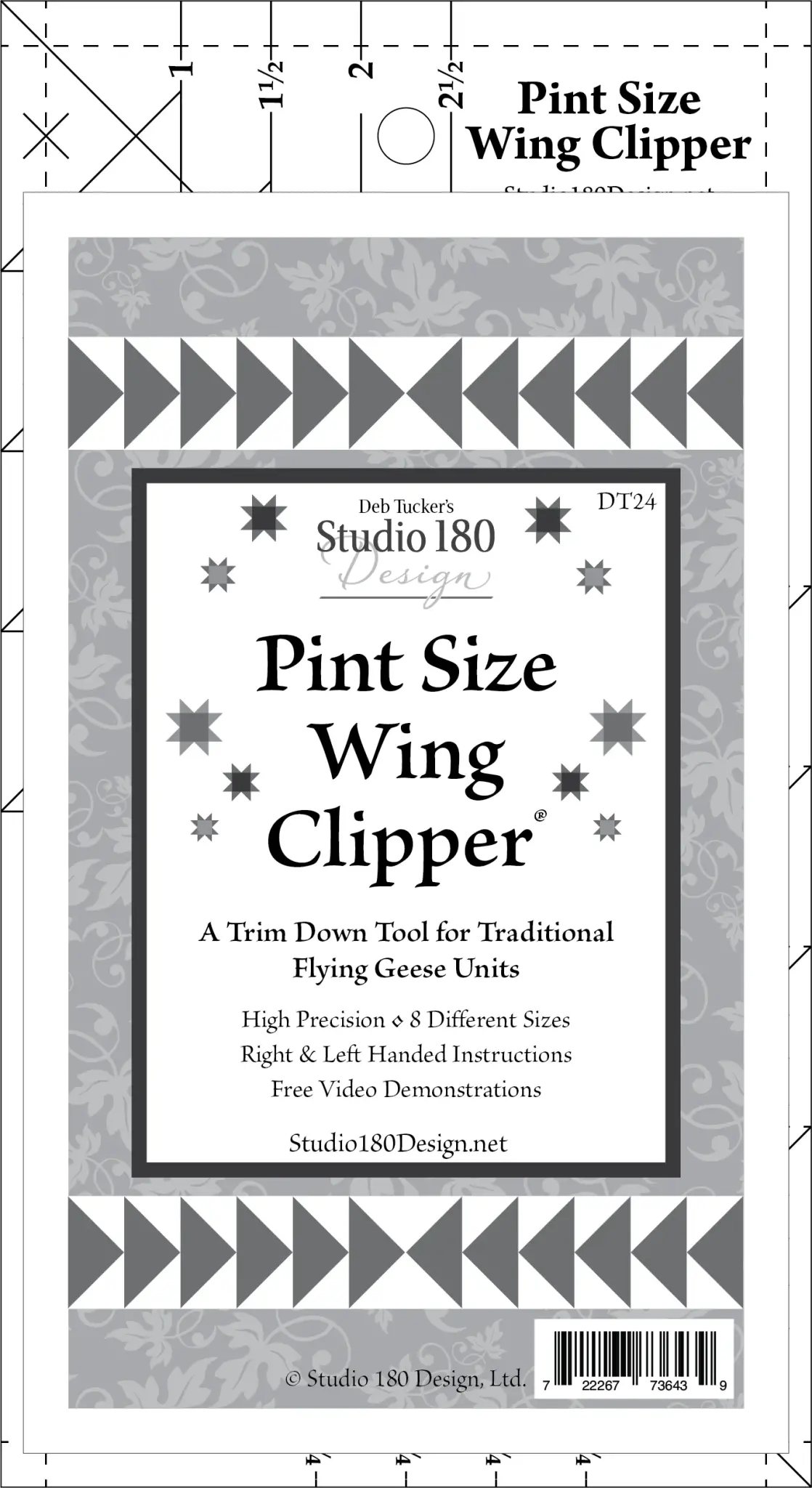 Studio 180 Design Pint Size Wing Clipper Ruler - Stitch by Stitch