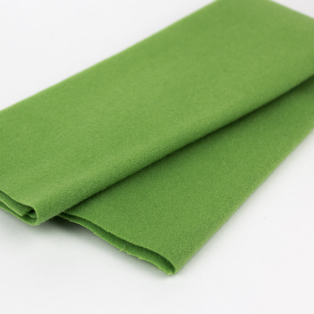 Merino Wool Fabric Fat 1/8 - Peridot - Stitch by Stitch