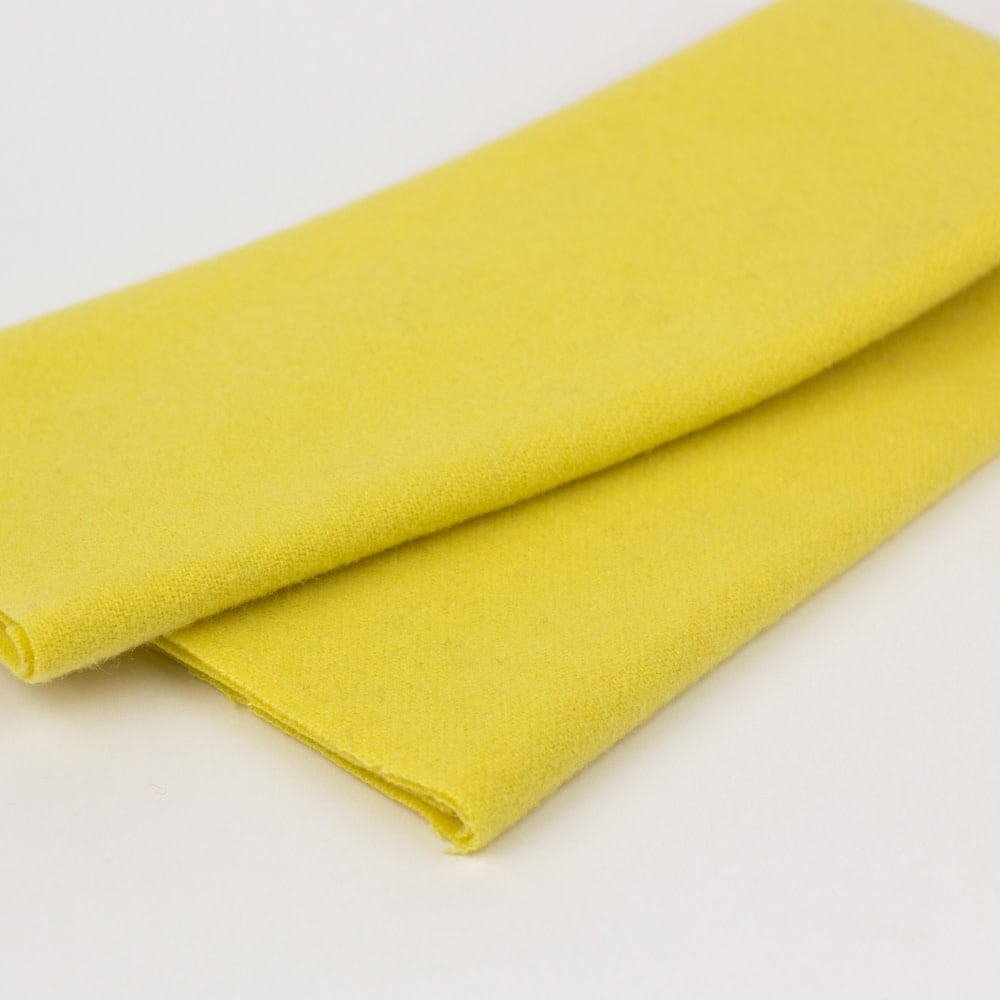 Merino Wool Fabric Fat 1/8 - Creamed Butter - Stitch by Stitch