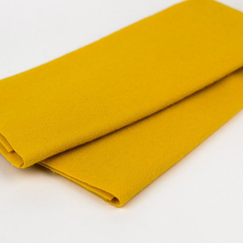 Wonderfil Merino Wool Fabric Fat 1/8 - Goldenrod - Stitch by Stitch