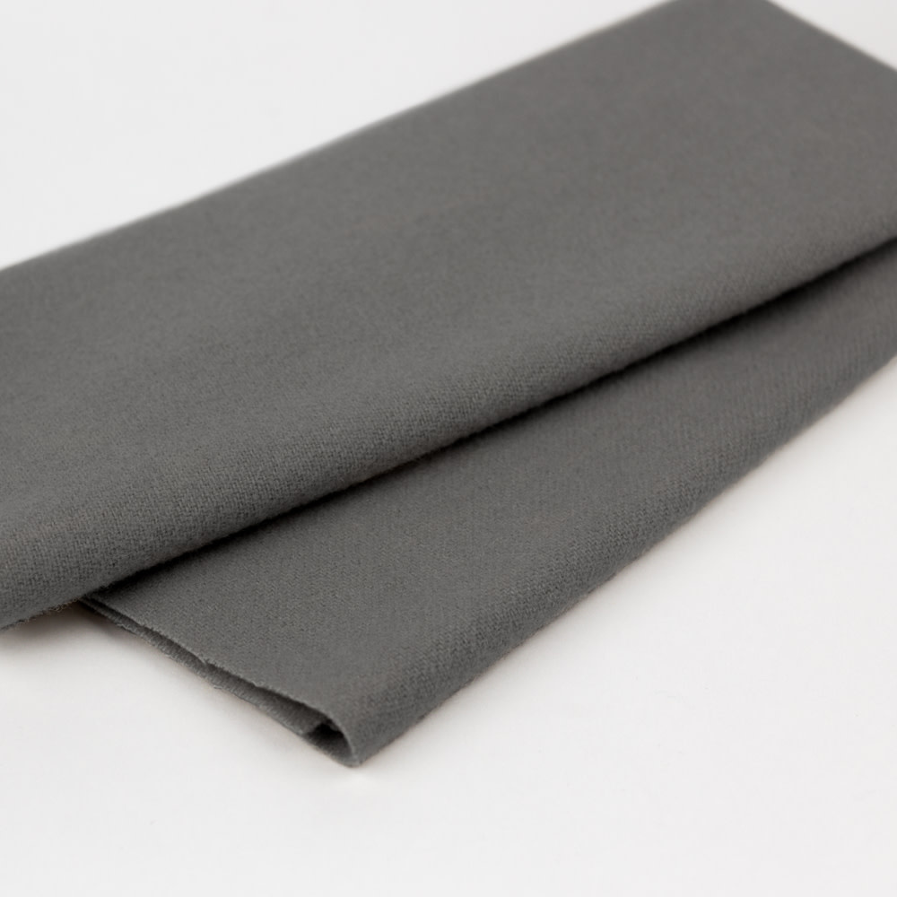 Merino Wool Fabric Fat 1/8 - Grey Flannel - Stitch by Stitch