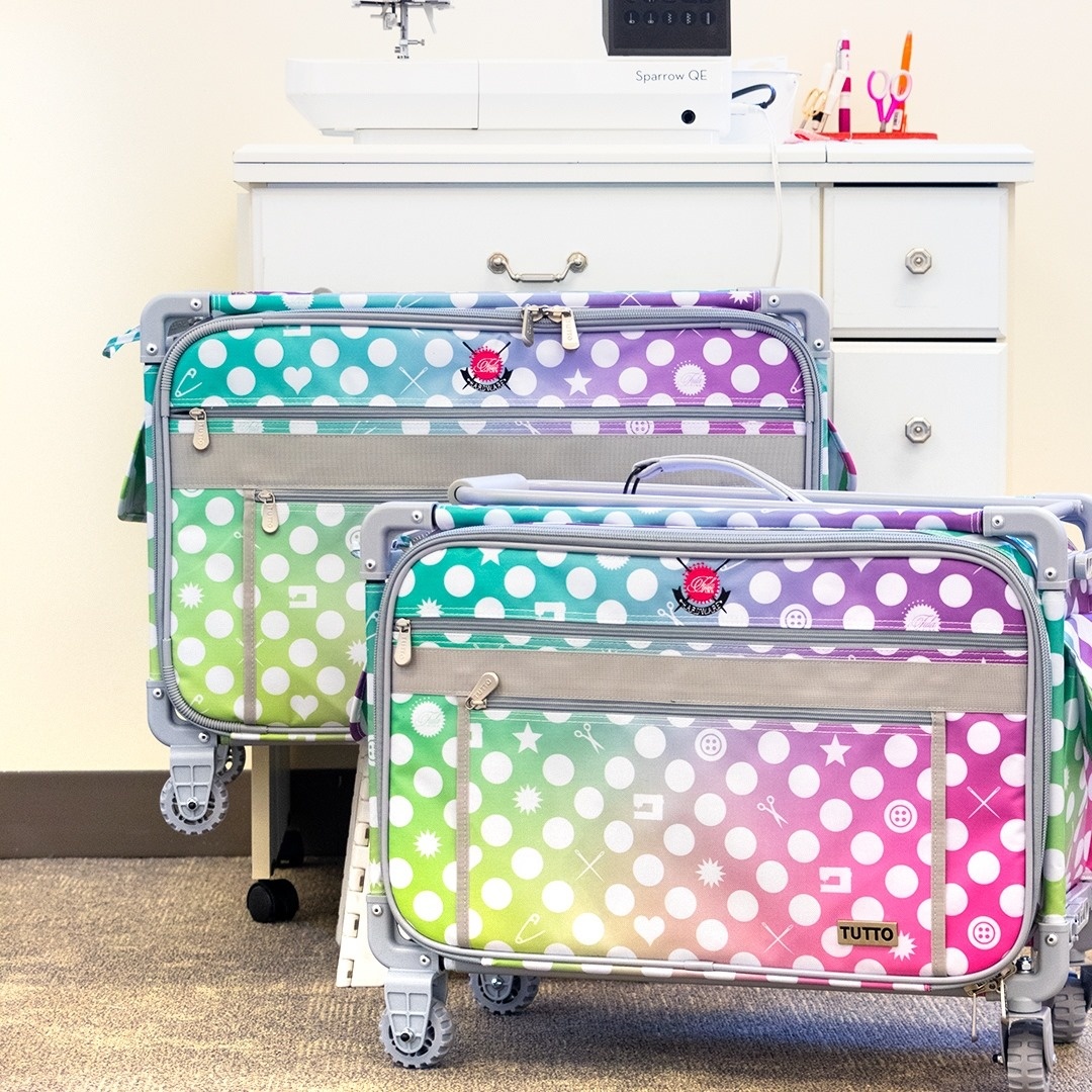 Tula Pink Tutto Trolley Xl Tula Pink Kabloom XL Tutto Trolley - Sewing ...