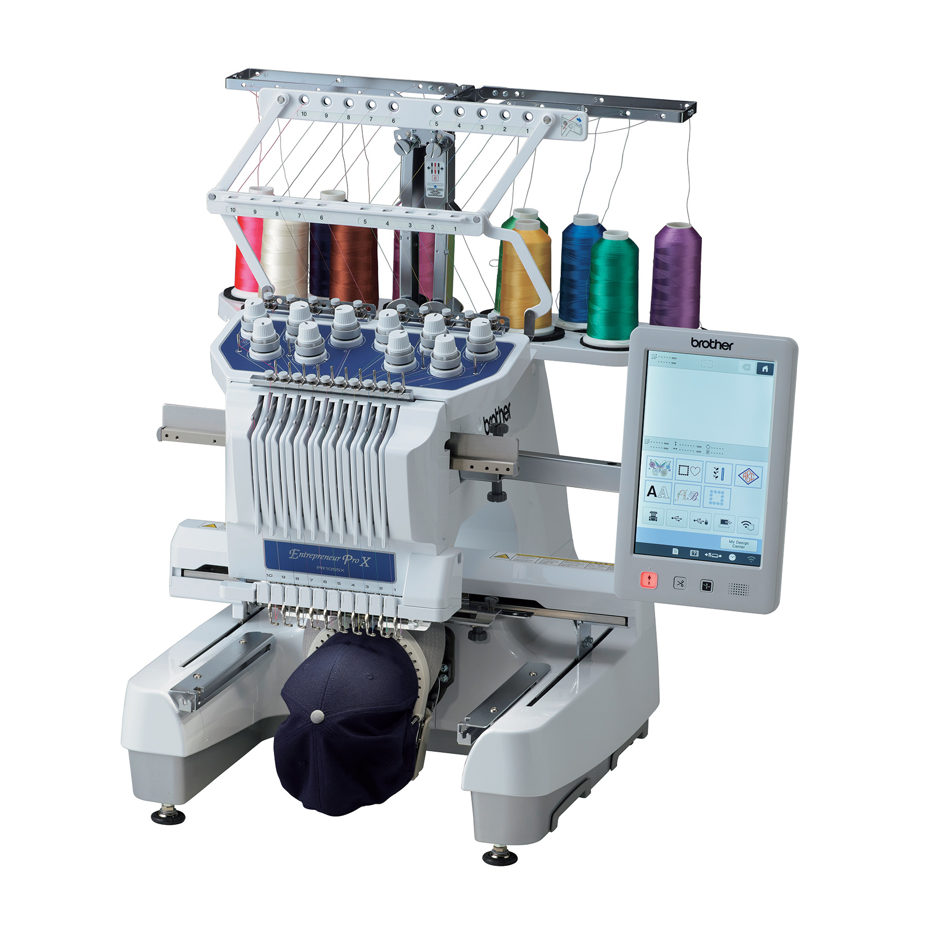 PR1055X Entrepreneur® Pro X 10 Needle Embroidery Machine - Stitch by Stitch