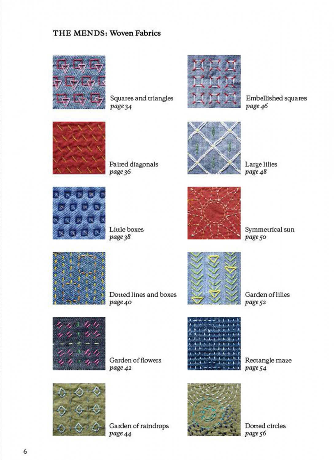 The Mending Directory - Stitch by Stitch