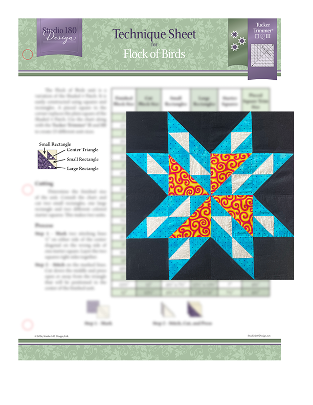 Flock of Birds - Technique Sheet - Stitch by Stitch