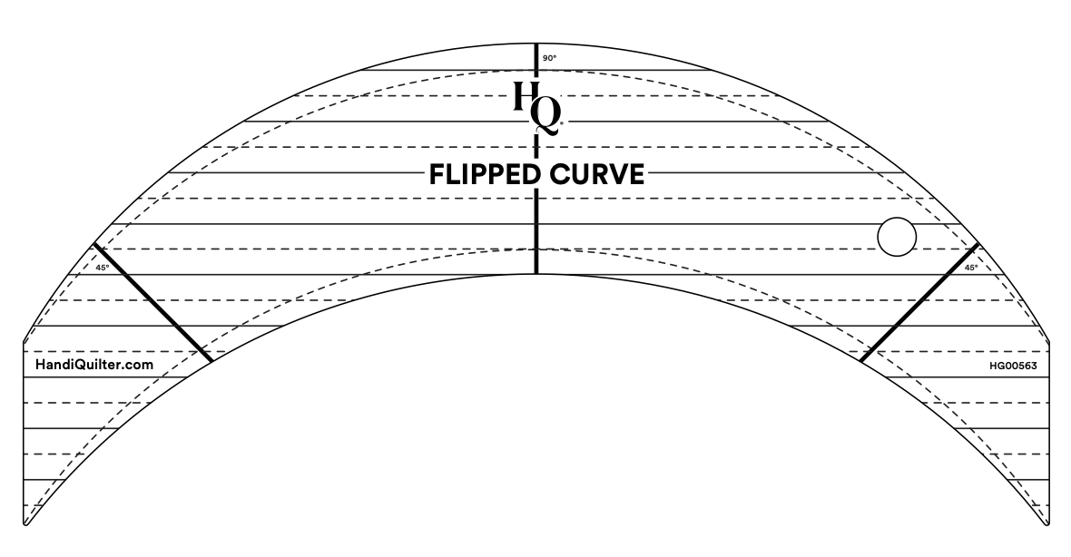 HQ Flipped Curve Ruler - Stitch by Stitch