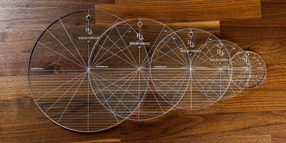Solid Circle Ruler Set (of 5) - Stitch by Stitch