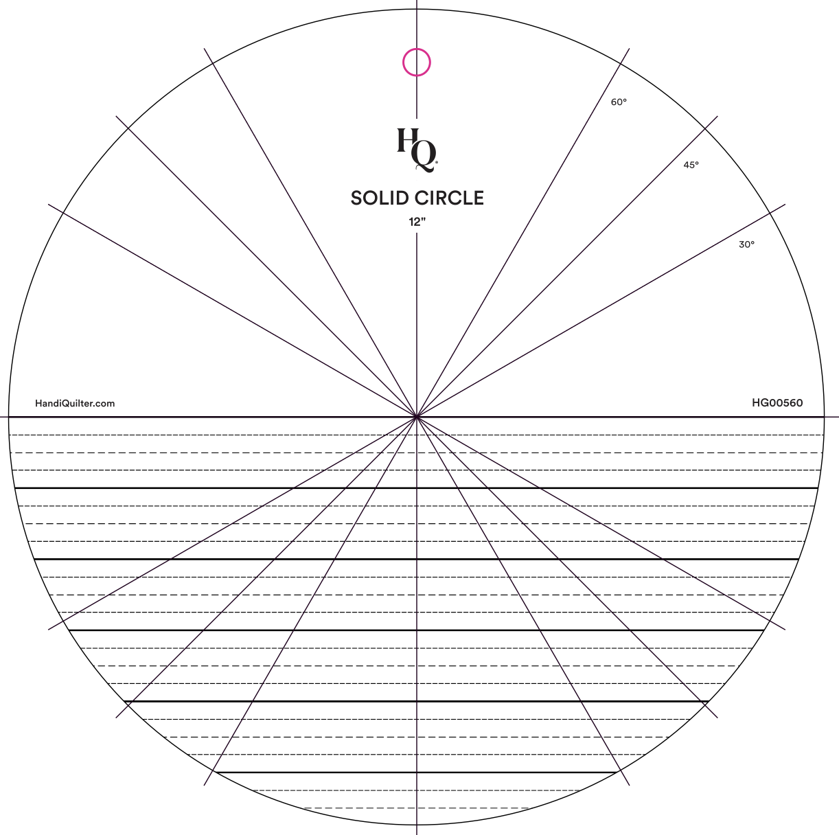 Solid Circle Ruler Set (of 5) - Stitch by Stitch