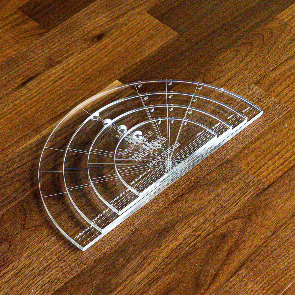 Solid Half Circle Ruler Set (of 4) - Stitch by Stitch
