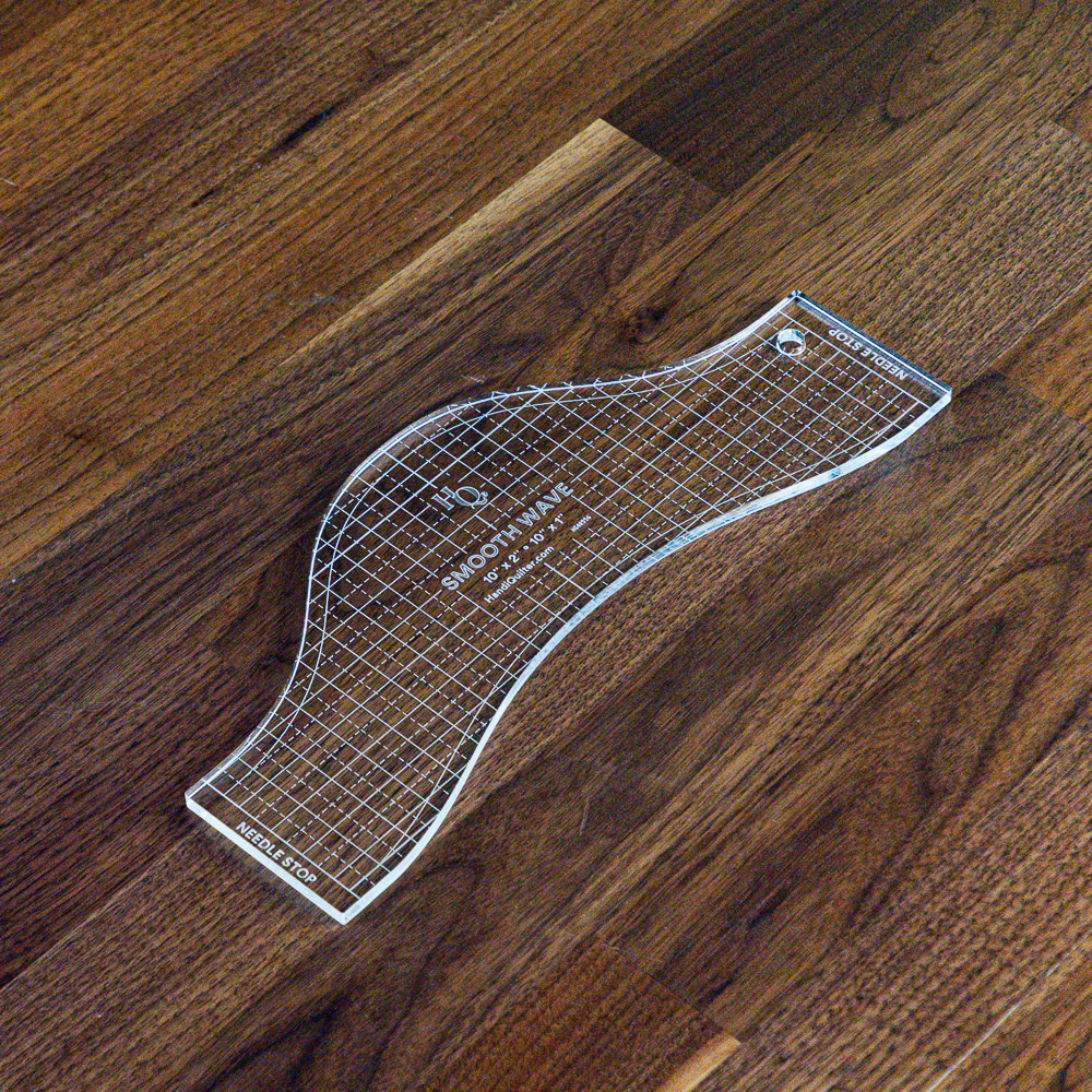 Smooth Wave Ruler - Stitch by Stitch
