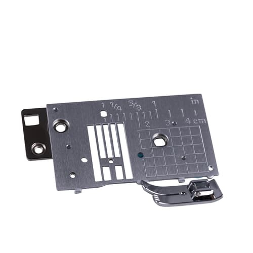 Straight stitch foot and straight stitch needle plate for Brother ...