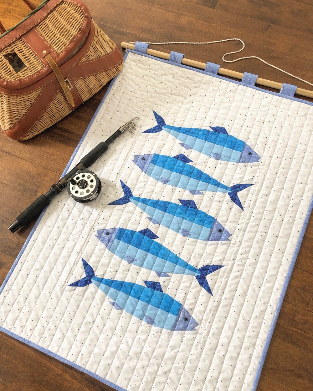 Sardines Mini Quilt Pattern - Stitch by Stitch