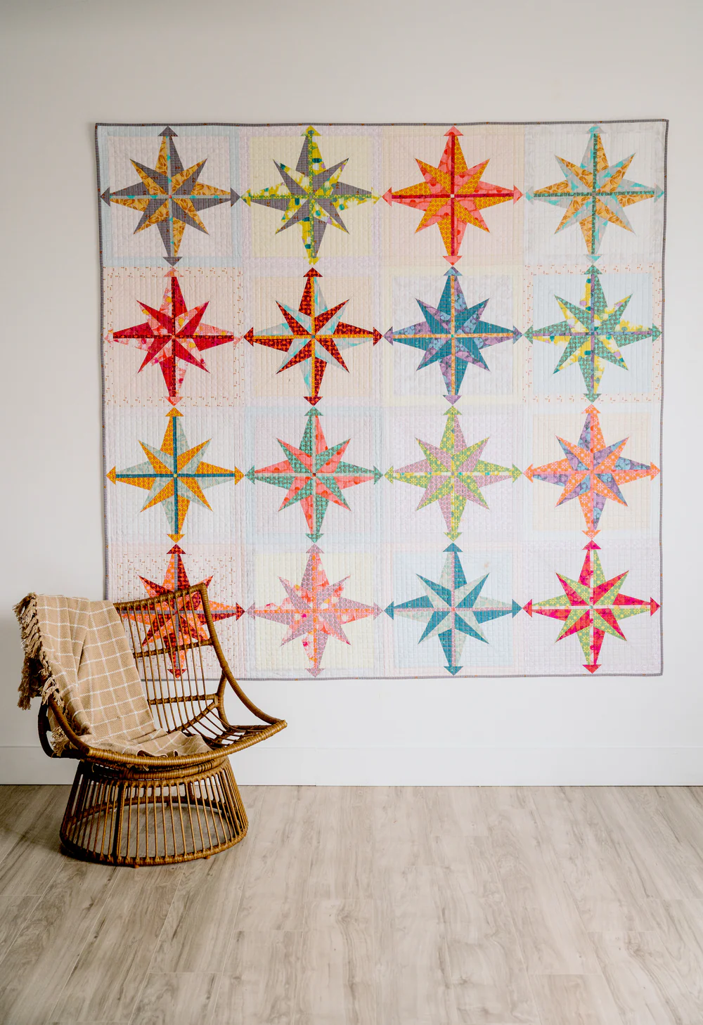 Double Starburst Pattern - Stitch by Stitch