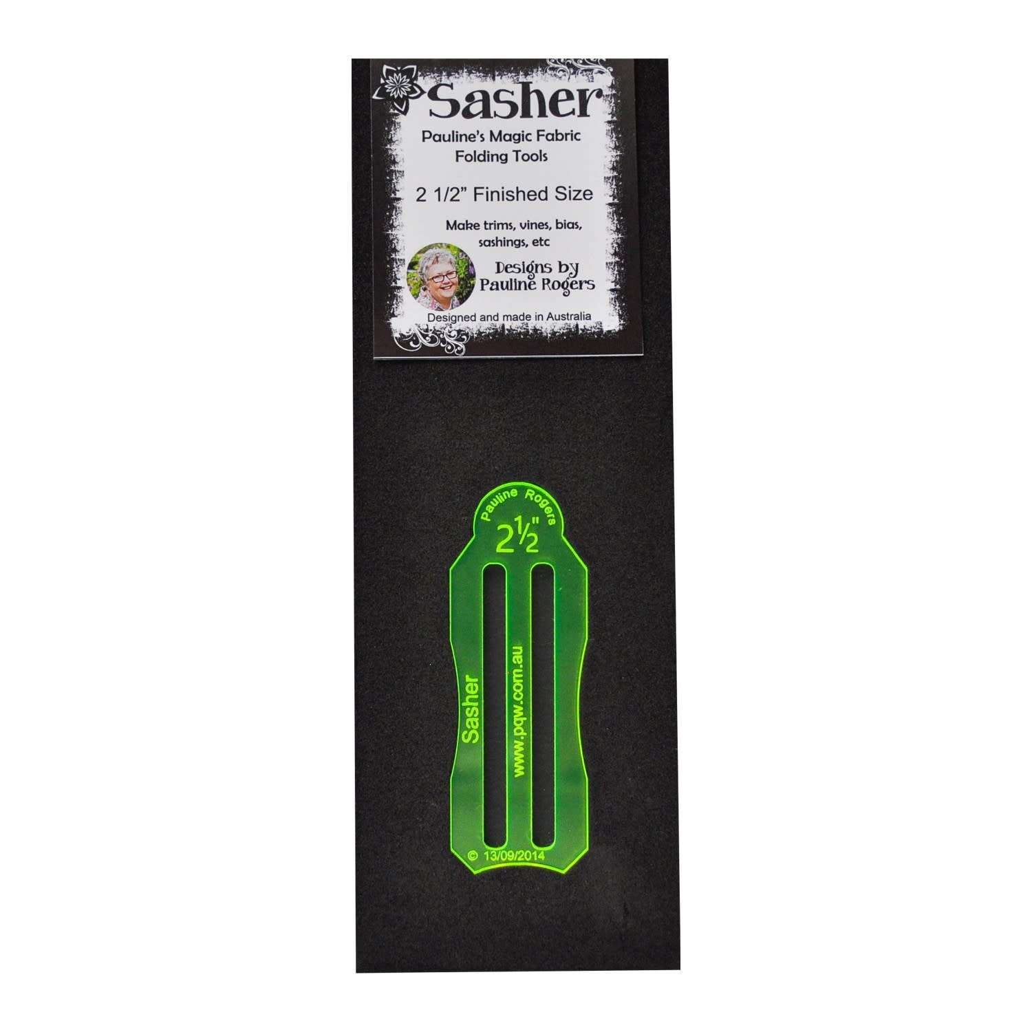 Pauline's Quilters World 2 1/2 inch Sasher - Stitch by Stitch