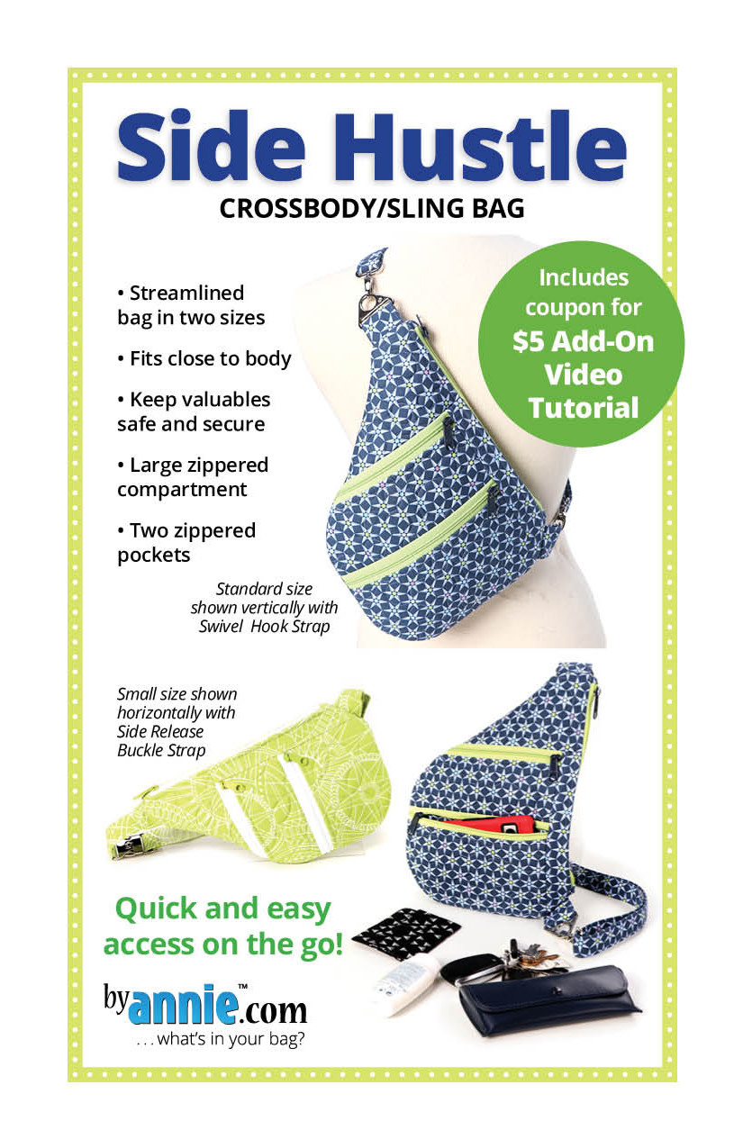 Side Hustle Crossbody/sling Bag Pattern - Stitch by Stitch