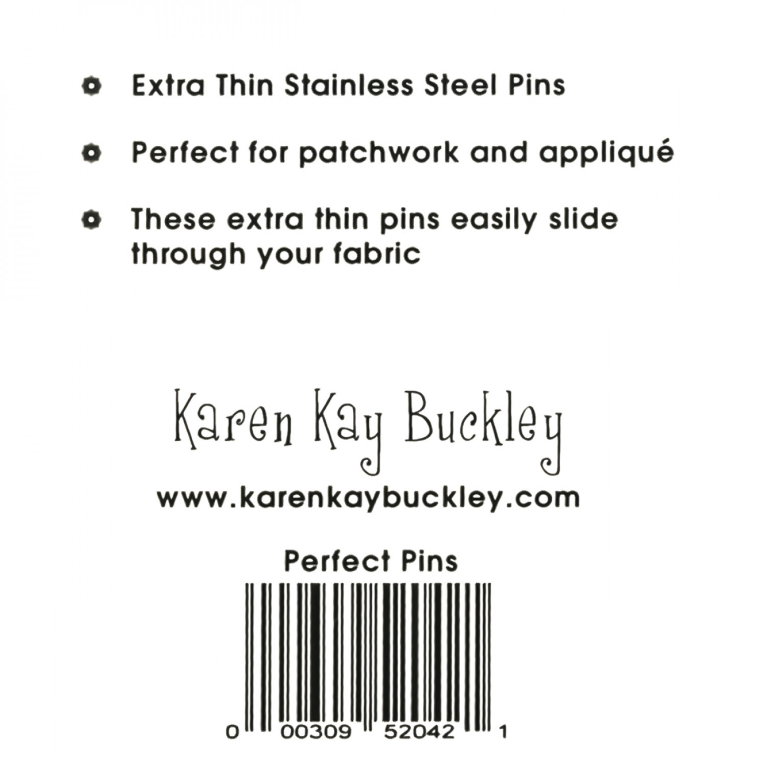 Perfect Pins - Stitch by Stitch