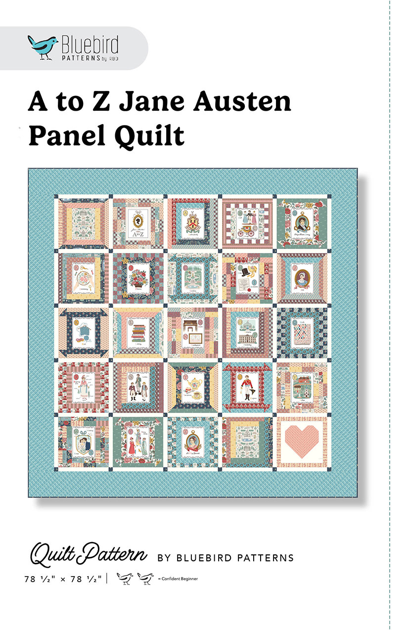 Riley Blake Designs A to Z Jane Austen Panel Quilt Pattern - Stitch by ...
