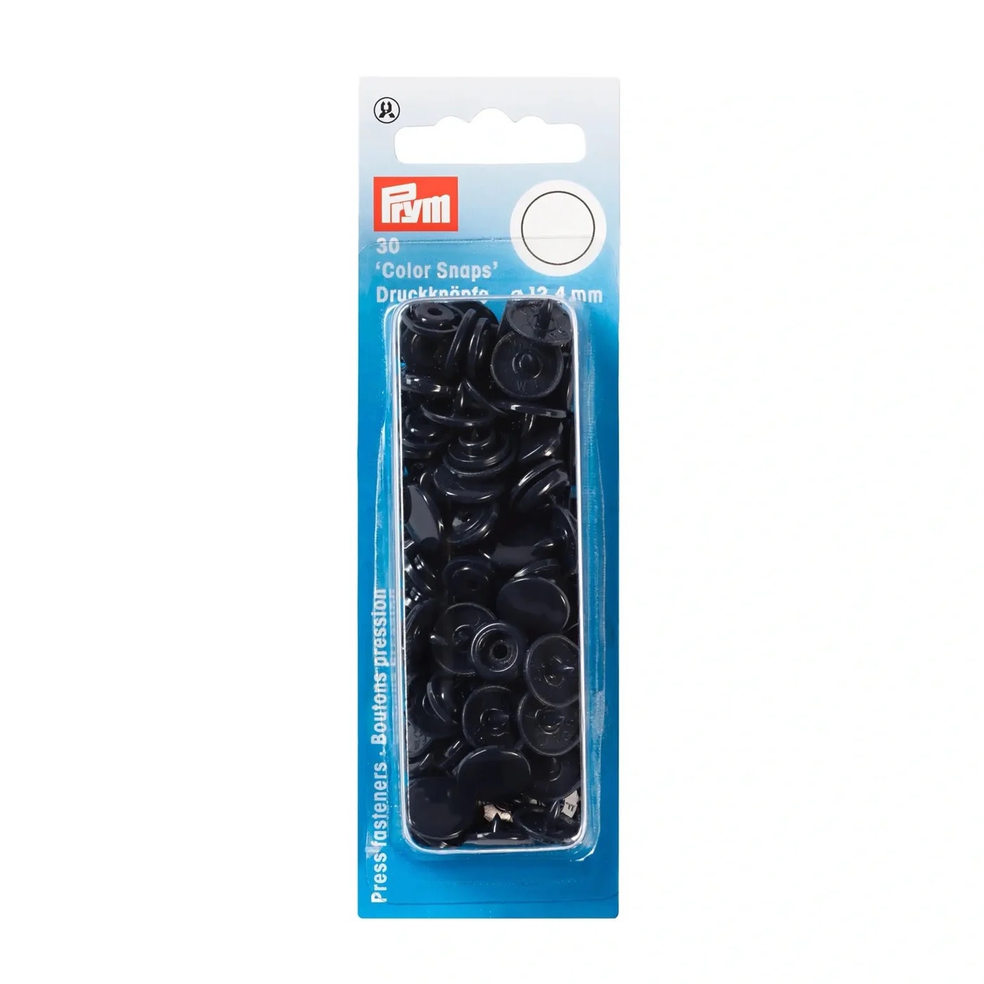 Prym COLOR Snaps 12.4 mm navy 30pc - Stitch by Stitch