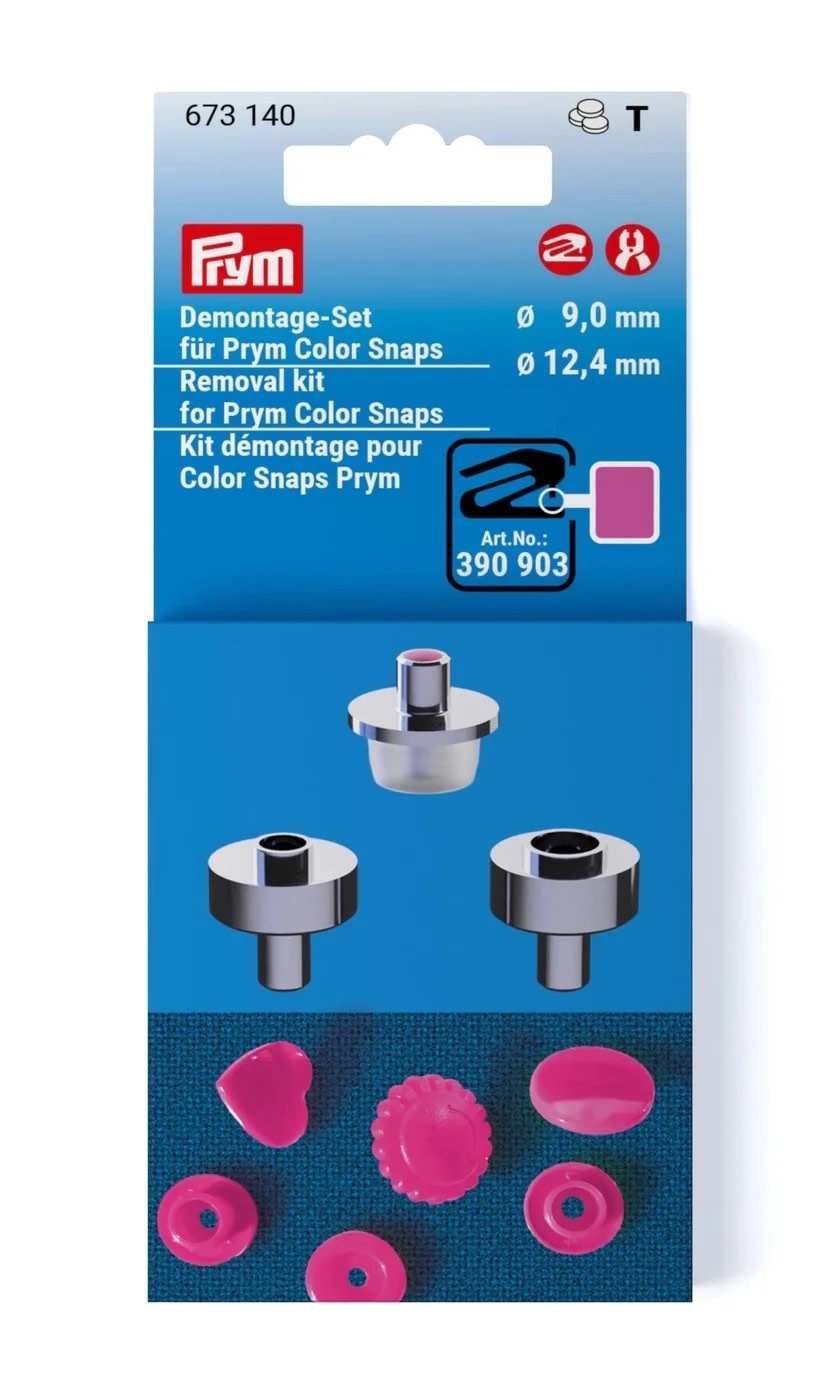 Prym VARIO Tools set Color Snap removing kit 9-12.4 mm - Stitch by Stitch