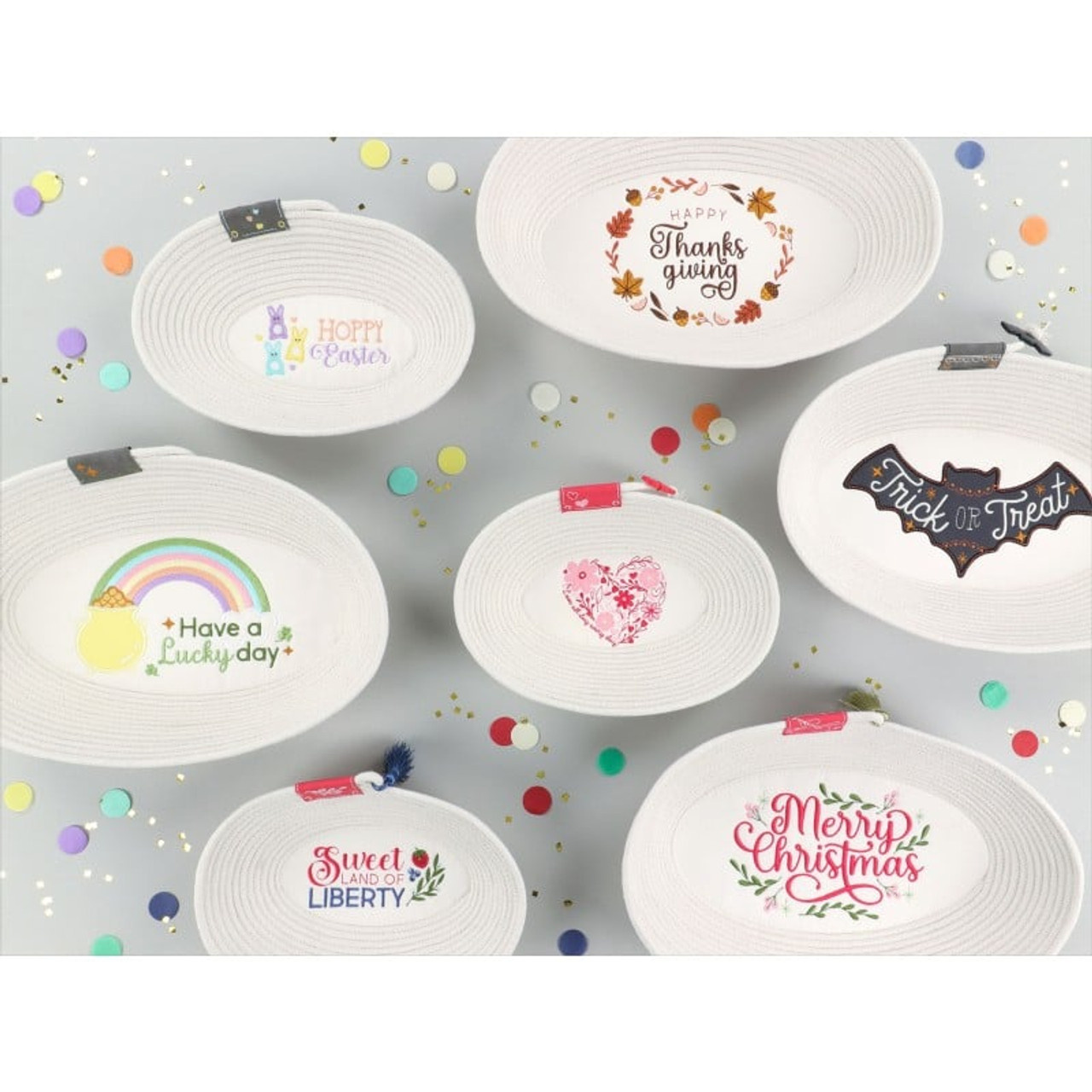 Holiday Rope Bowls - Stitch by Stitch