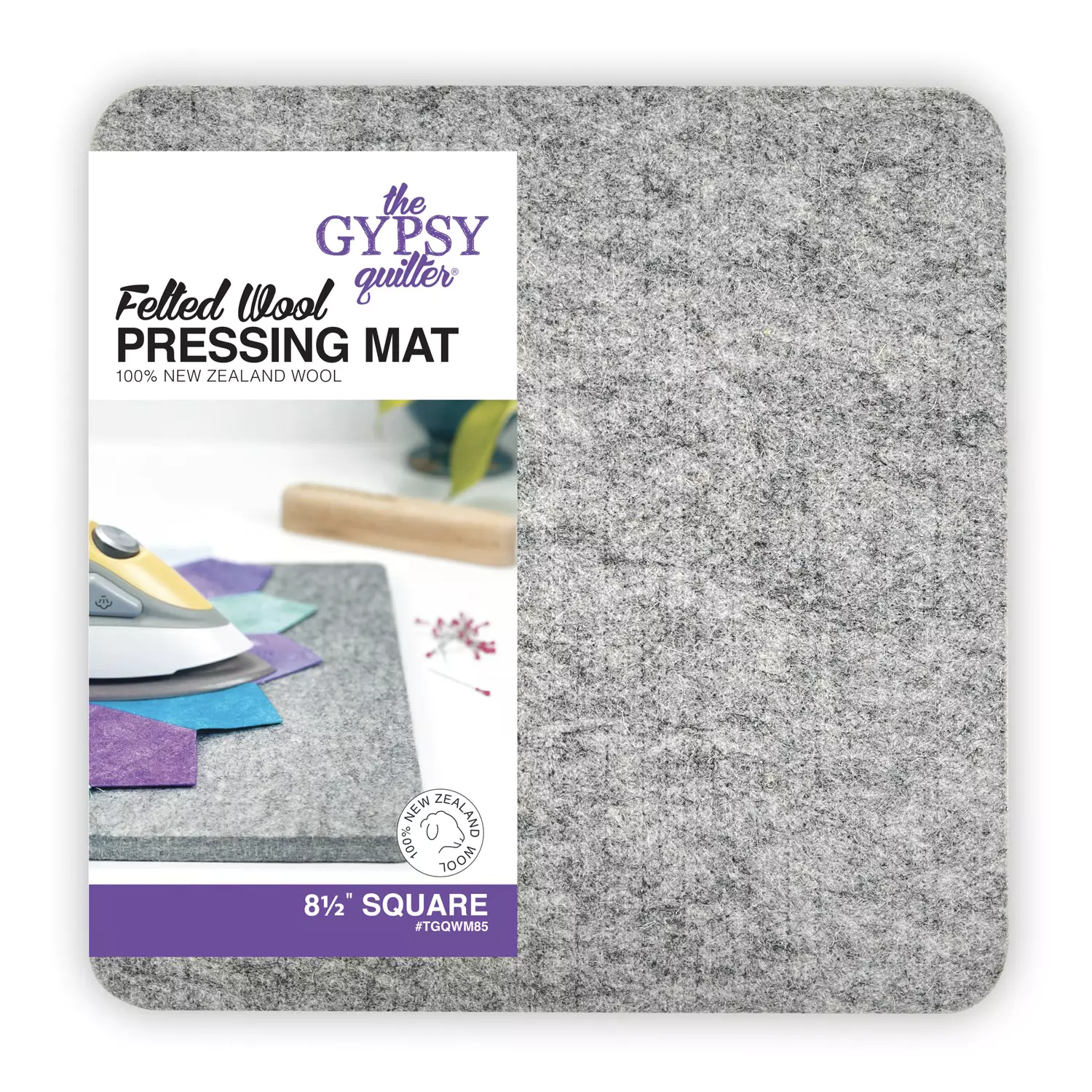 Wool Pressing Mat - 8.5" square - Stitch by Stitch