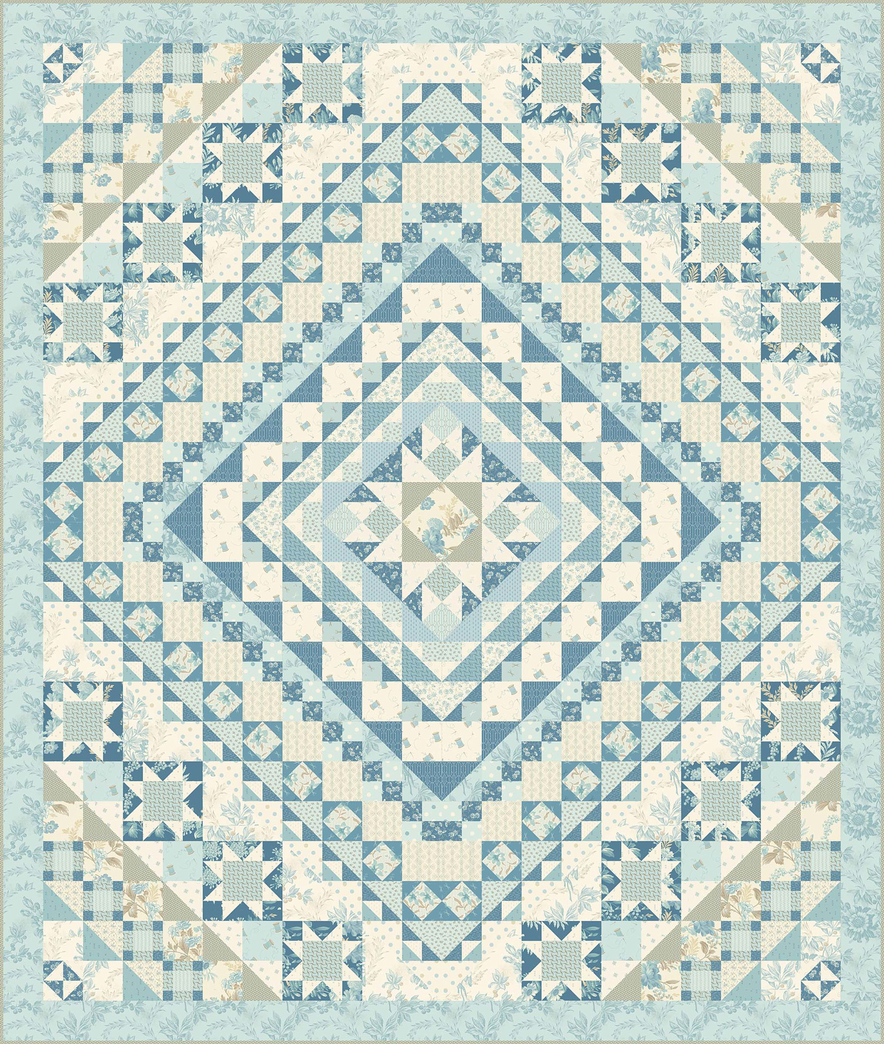 Sewing Bird - Primrose Quilt Kit - Stitch by Stitch