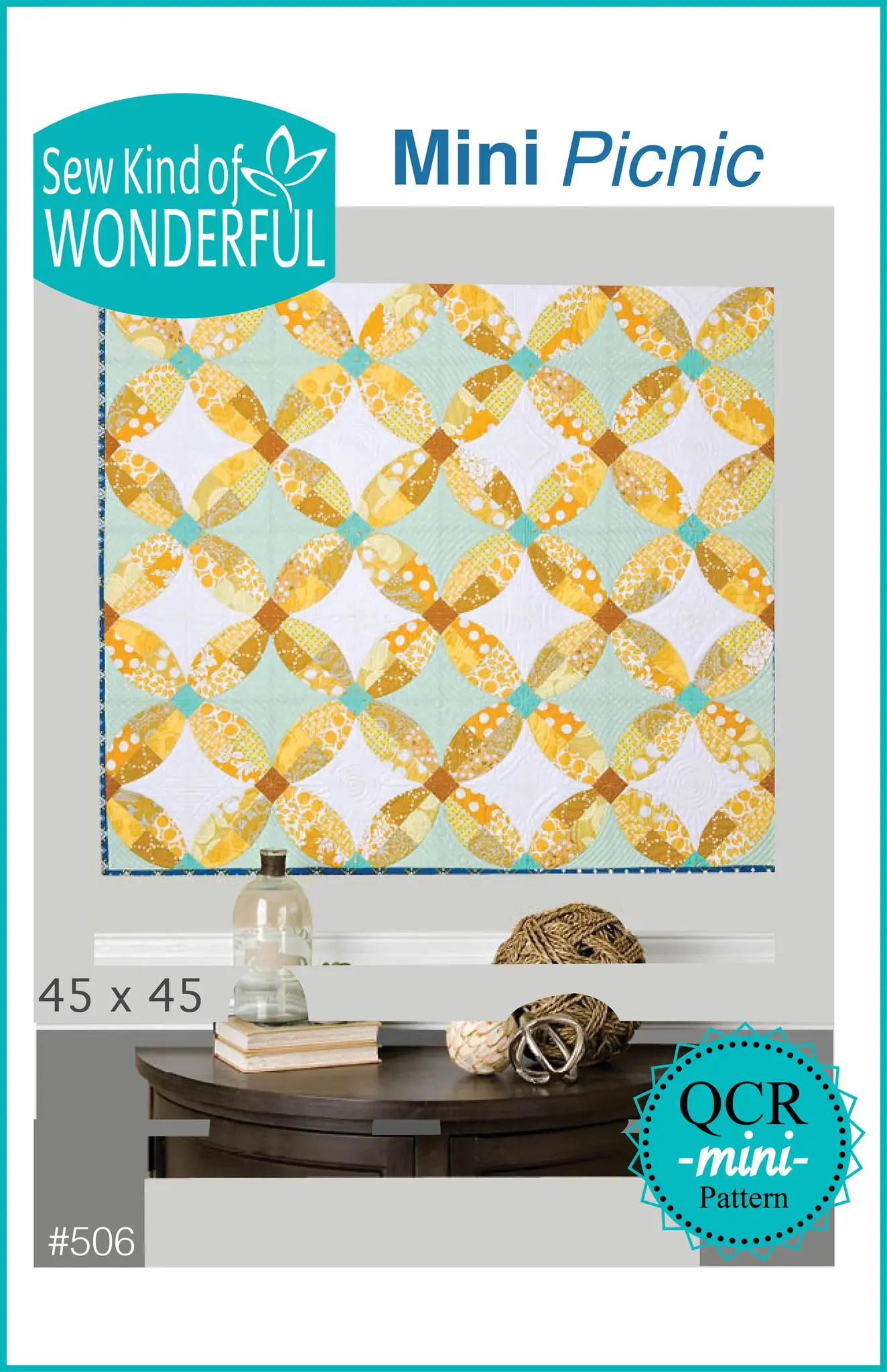 Sew Kind of Wonderful Mini Picnic Quilt Pattern - Stitch by Stitch