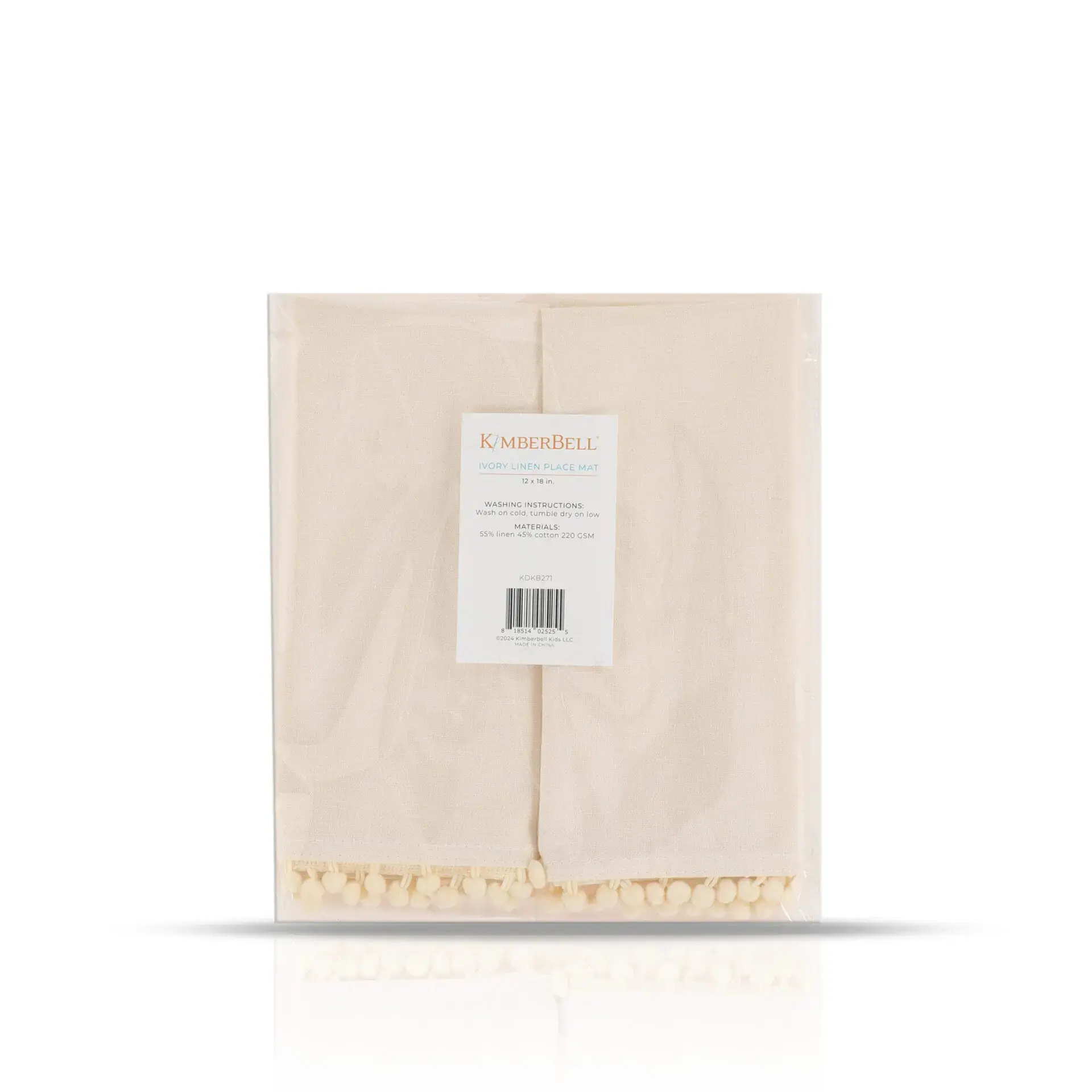 Ivory Linen Place Mat Blank - Stitch by Stitch