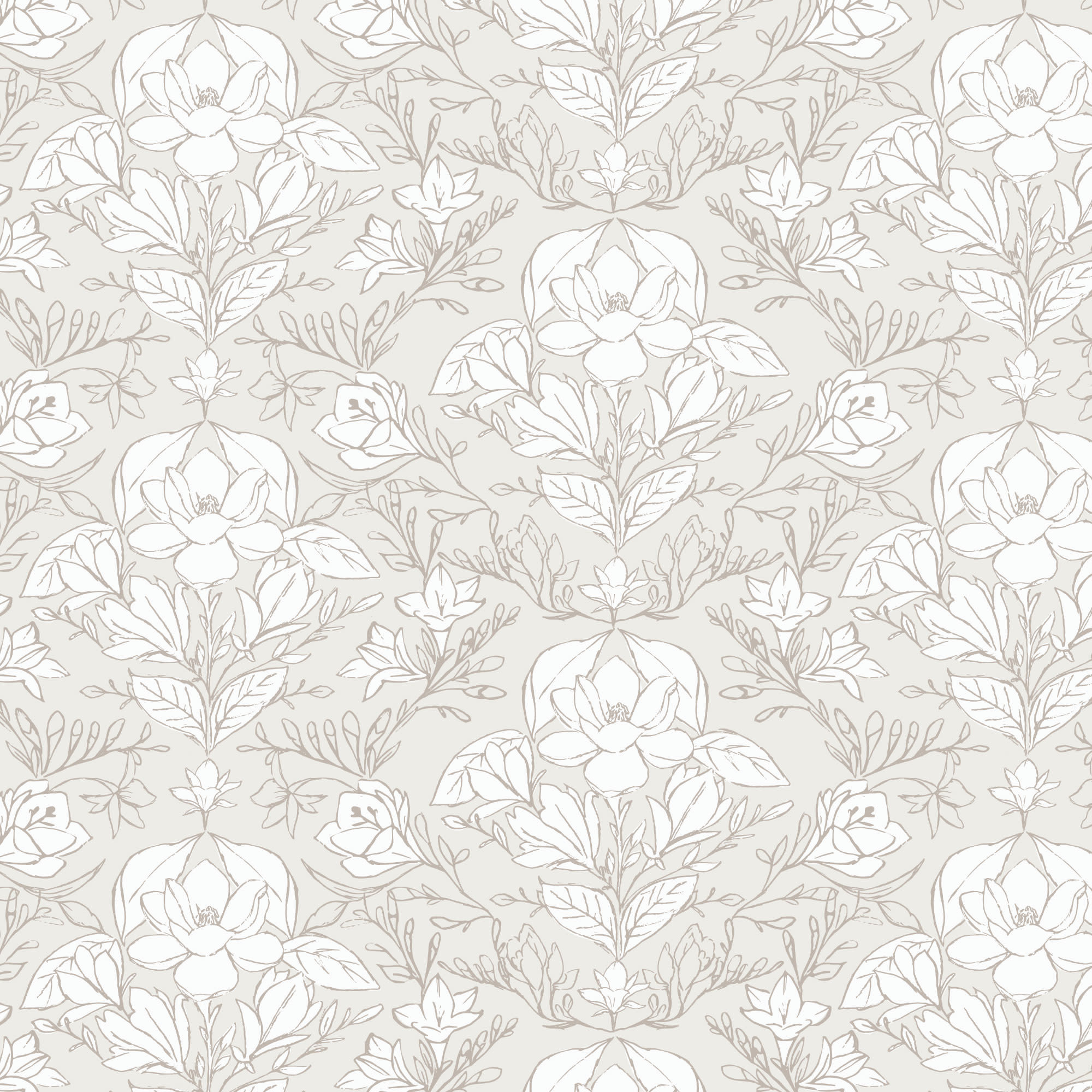 Cloud 9 Fabrics Gentle Whispers, Magnolia Reverie, Taupe, 228325, $0.24 ...