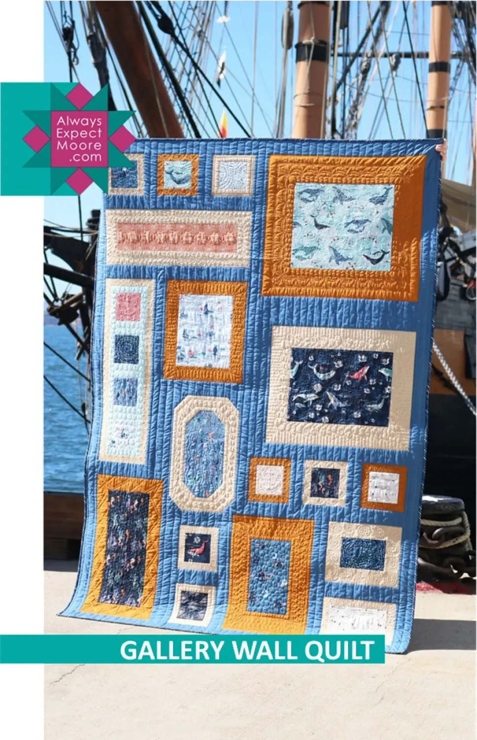 Gallery Wall Quilt Pattern - Stitch by Stitch