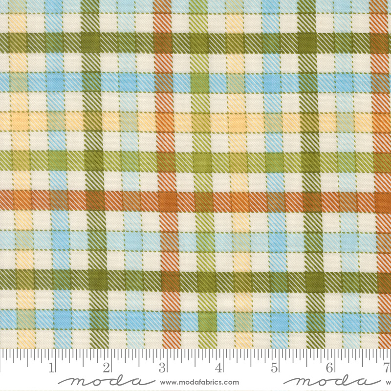 Animal Park Fun, Plaid, Iguana $0.24/cm or $24/m - Stitch by Stitch