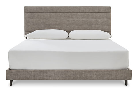 vintasso B089-482 King UPH Bed CLOSEOUT - Furniture Central