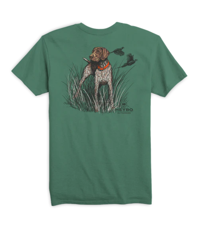Heybo Pointer In Field SS Tee - Rock Outdoors