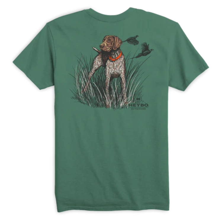 Heybo Pointer In Field SS Tee - Rock Outdoors