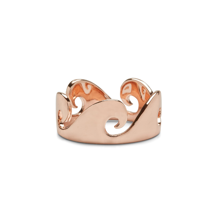 Puravida Thick Wave Band Ring - Rock Outdoors