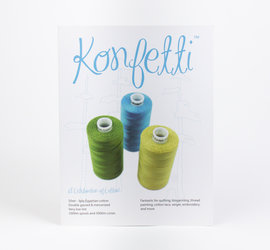 WonderFil Konfetti colour Chart - Pénélope sewing machines