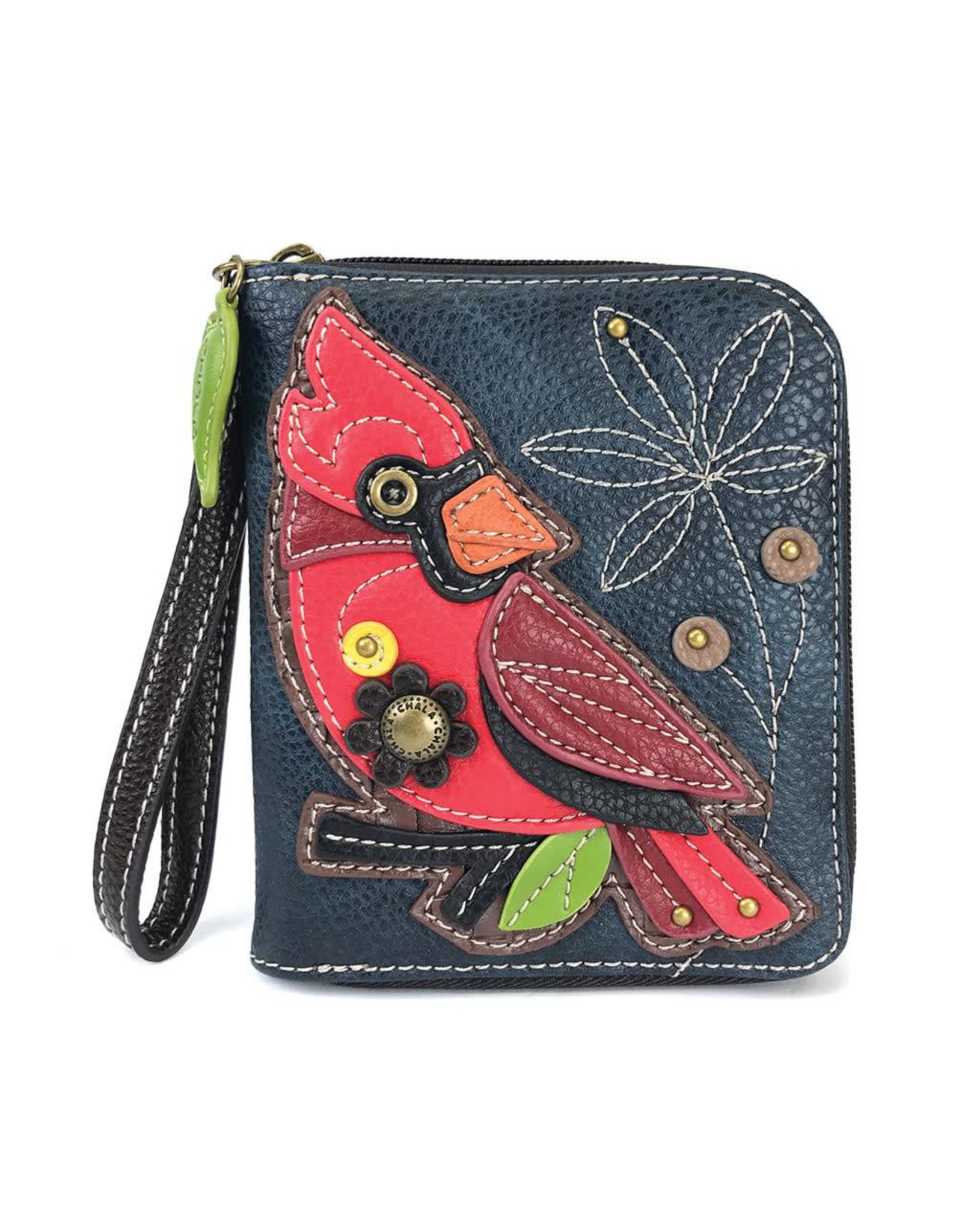 Chala Zip Around Wallet Cardinal