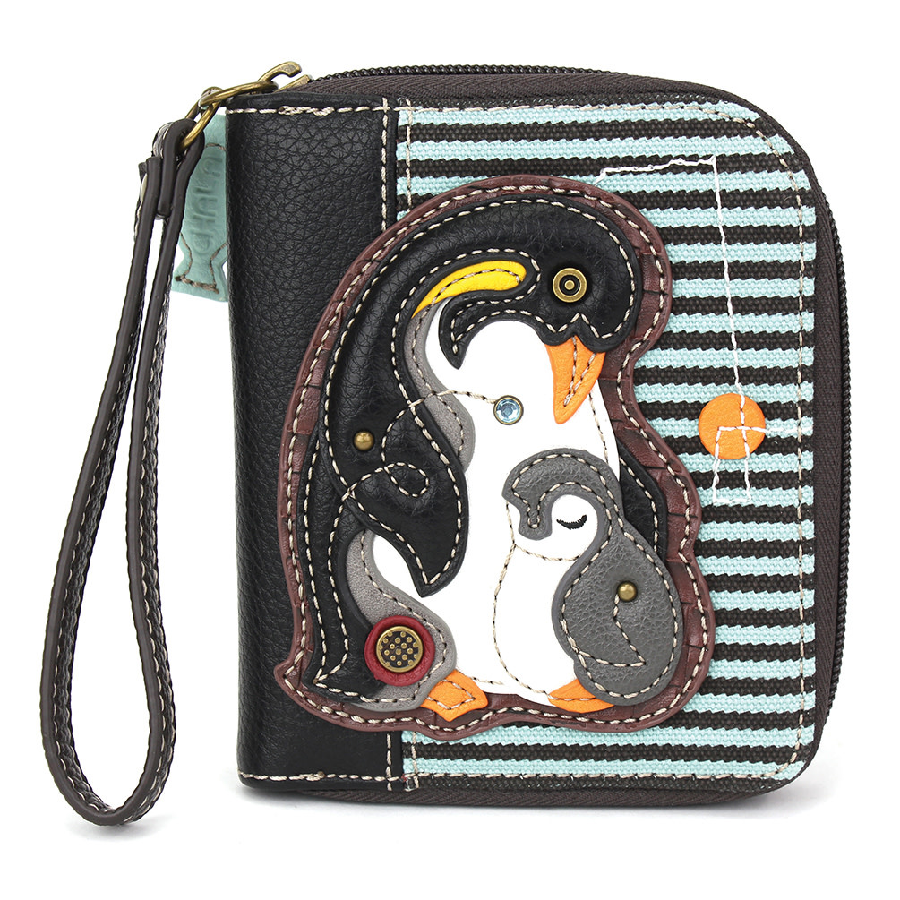 Zip Around Wallet Penguin - The Handbag Store