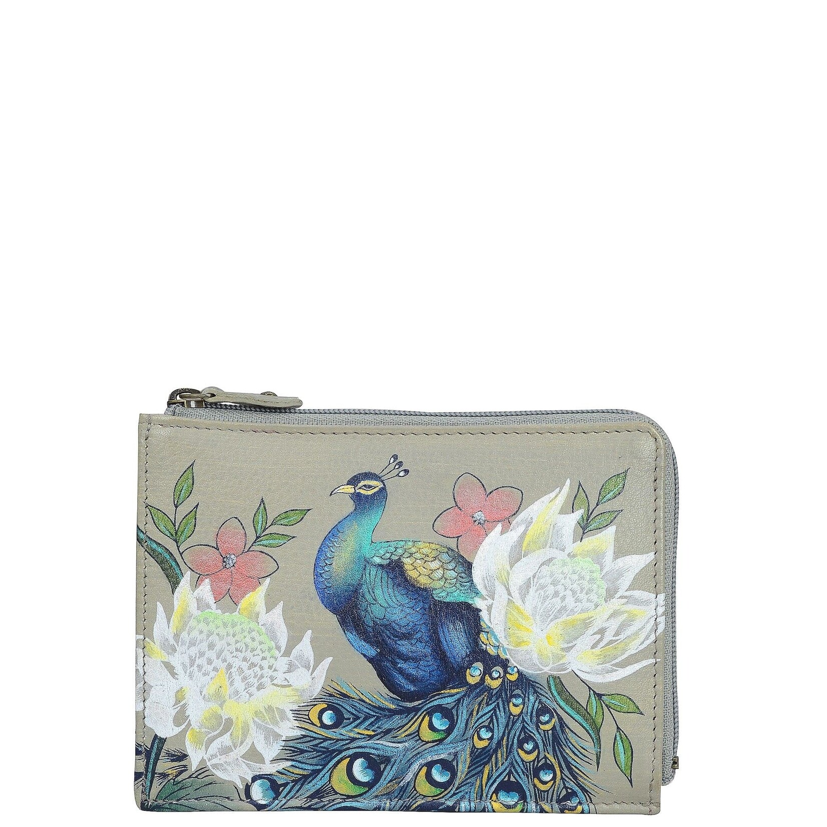 1160-RGP: Regal Peacock - Key Zip Case - The Handbag Store