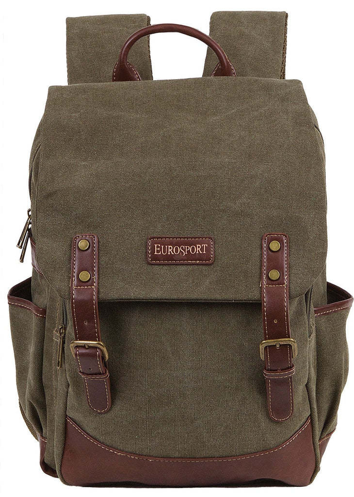 B703 Olive - Backpack - The Handbag Store