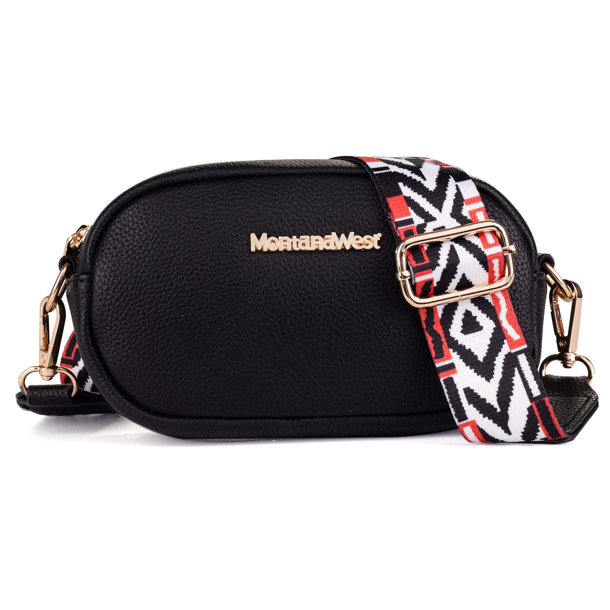 MWC-086BBK - Black - Montana West Small Crossbody Bag/Camera Bag - The ...