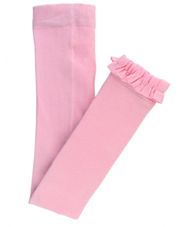 Pink Footless Tights - Bows & Babes