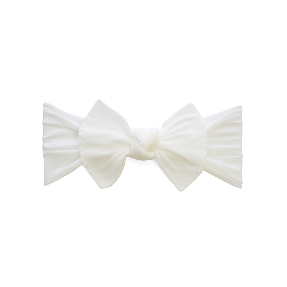 Itty Bitty Knot White - Bows & Babes